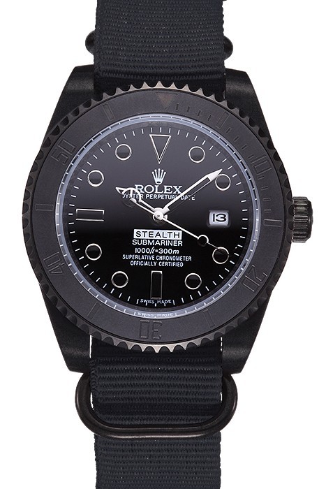 1:1 Rolex Stealth Submariner Black 621996