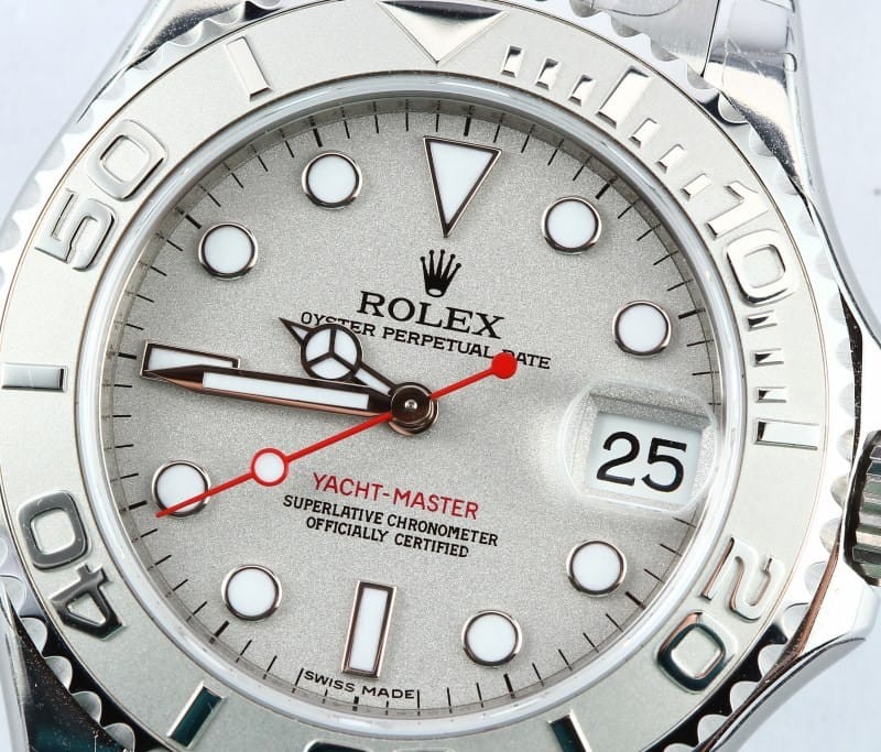 Fake Luxury Rolex Yacht-Master Mid-size 168622 Platinum JW0629