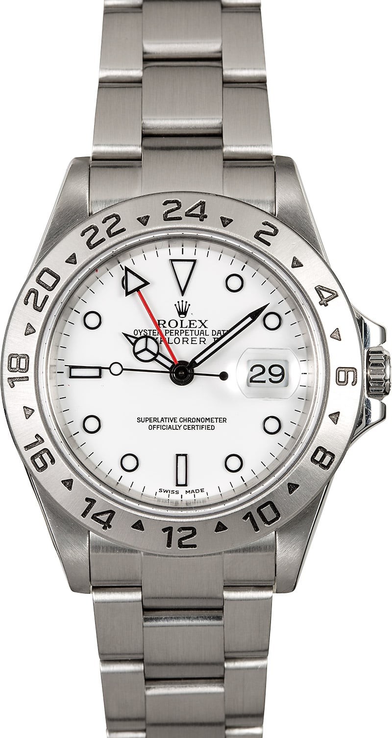 Imitation Rolex Explorer II Ref. 16570T White Polar Dial JW2123